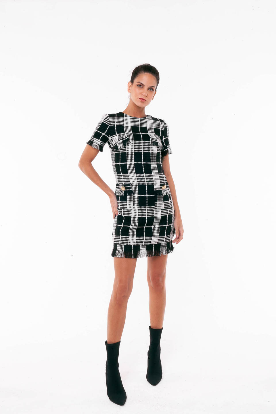 VESTIDO XADREZ MORI - SABINE ARIAS